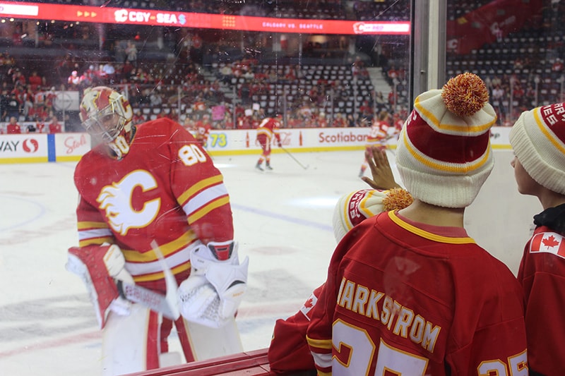 Penalty Box Viewing Zone - Scotiabank Saddledome