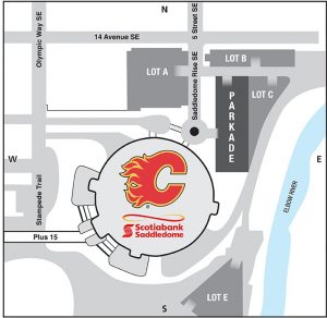 Getting Here - Scotiabank Saddledome