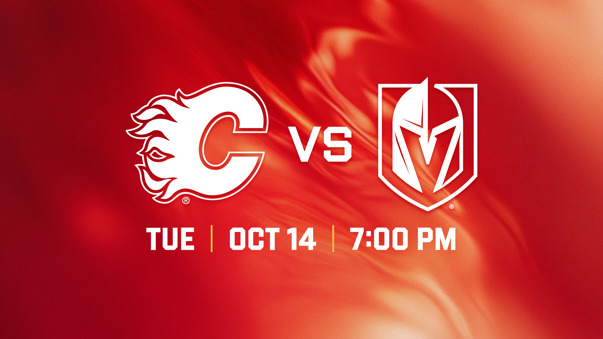 Scotiabank Saddledome - Calgary Flames vs Vegas Golden Knights